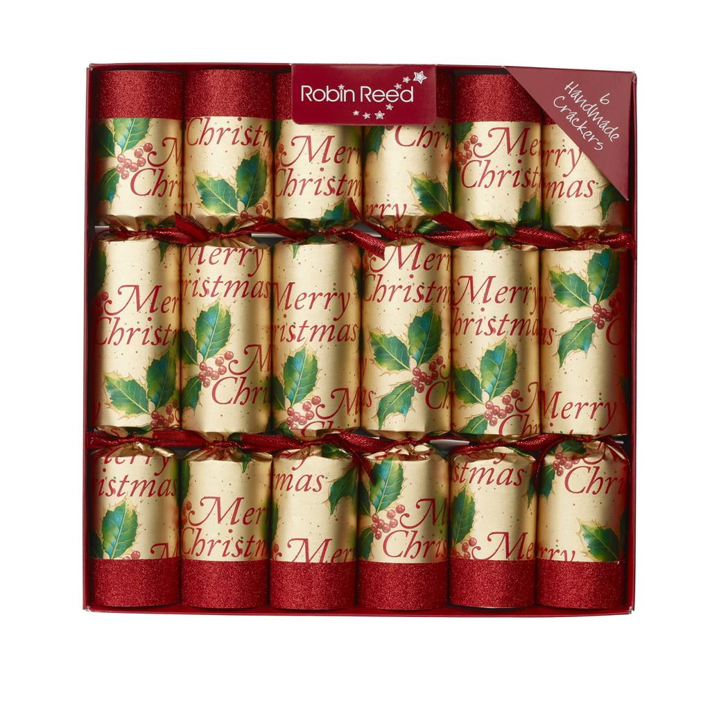 Robin Reed Merry Christmas Elegance Party Crackers - Walmart.com