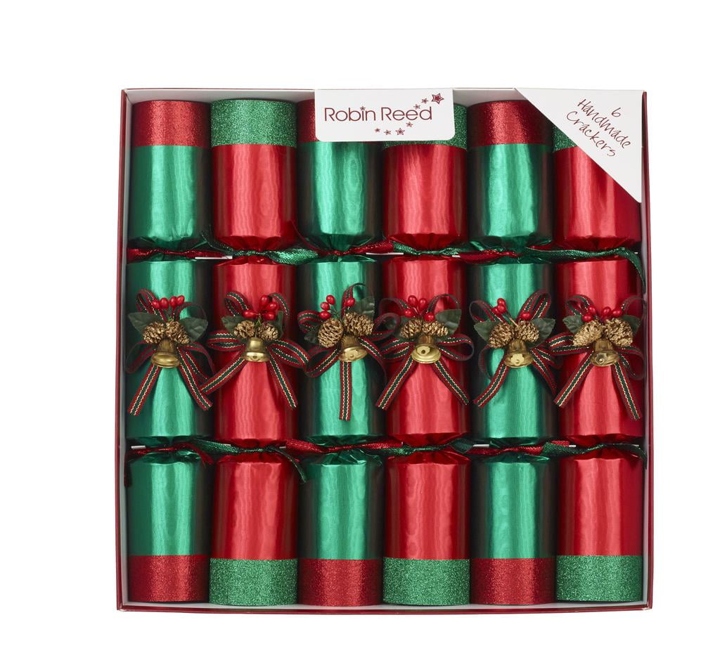 Robin Reed Ring O Bells Red & Green Party Crackers - Walmart.com