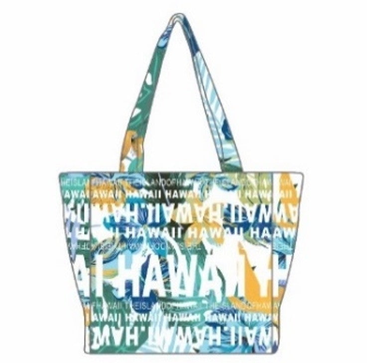 Robin Ruth Hawaii Floral Small Tote Bag with Zipper Closure - Walmart.com