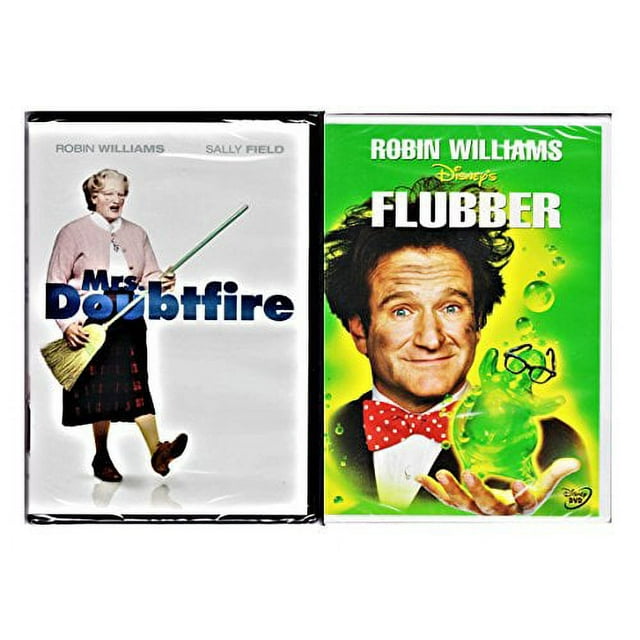 Robin Williams Fun Family Pack - Disney Flubber & Mrs. Doubtfire Double ...