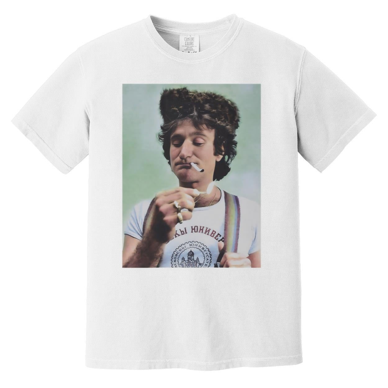 Robin Williams Mork From Ork Classic TV Show Graphic Fan Comfort Color T-Shirt - Walmart.com