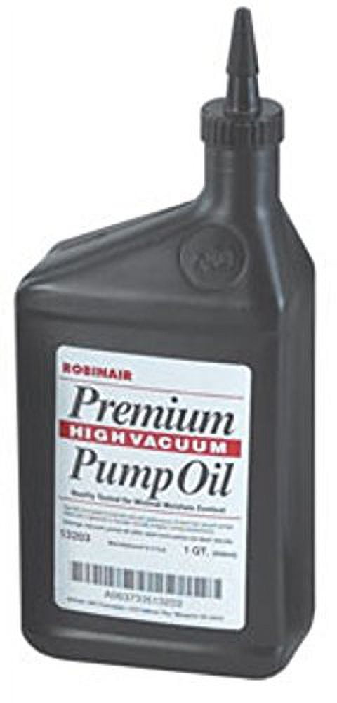 Robinair, Premium High Vacuum Pump Oil, 1 Quart, Maintains viscosity ...