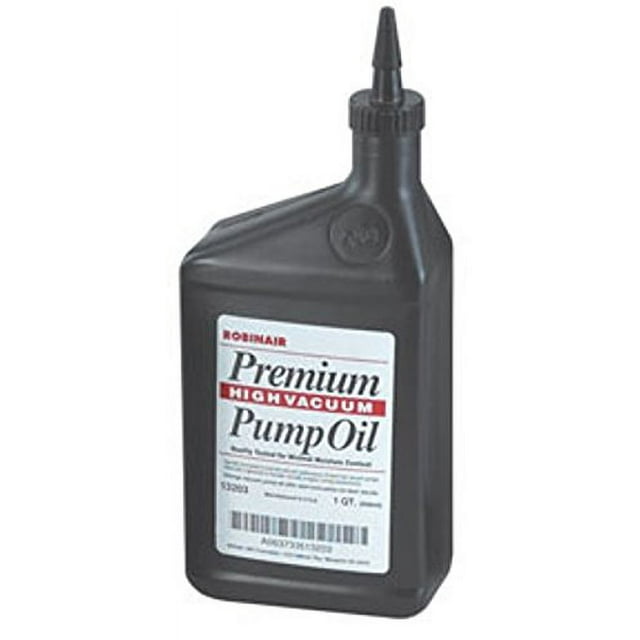 Robinair 13203.0 Premium High Vacuum Pump Oil - 1 Quart - Walmart.com