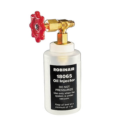 Robinair 18065 Compressor Oil Injector, Calibrated 8 oz Bottle for ...