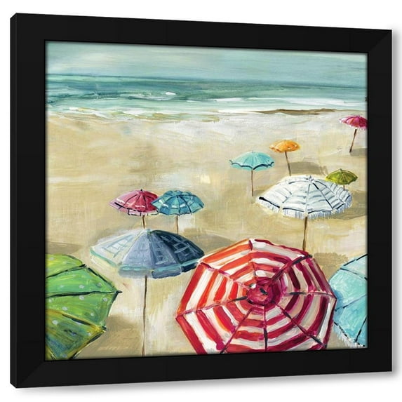 Carol Robinson Petite Black Modern Wood Framed Wall Art Titled ...