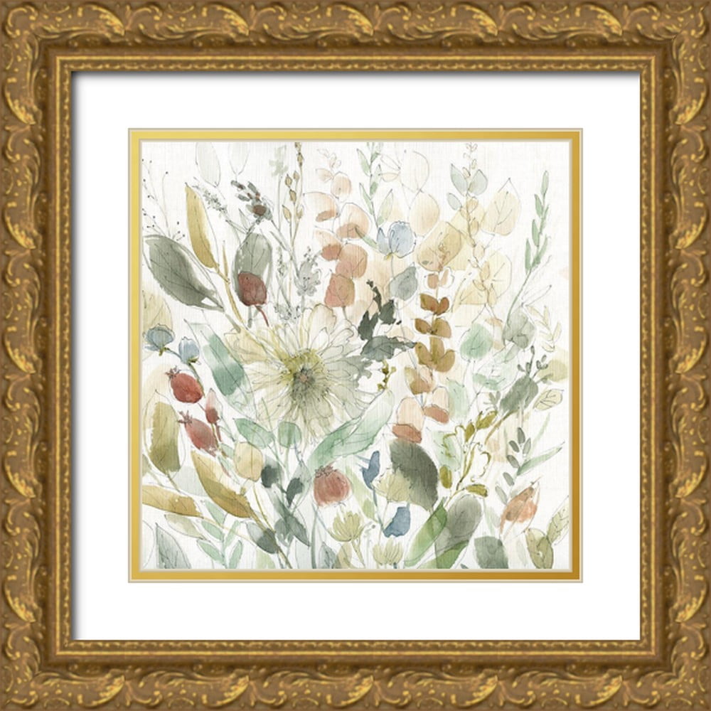 Robinson, Carol 12x12 Gold Ornate Wood Framed with Double Matting ...
