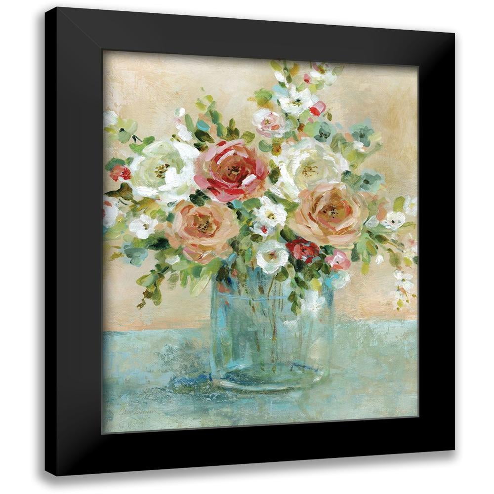 Robinson, Carol 12x14 Black Modern Framed Museum Art Print Titled - Sun Drenched Arrangement ...