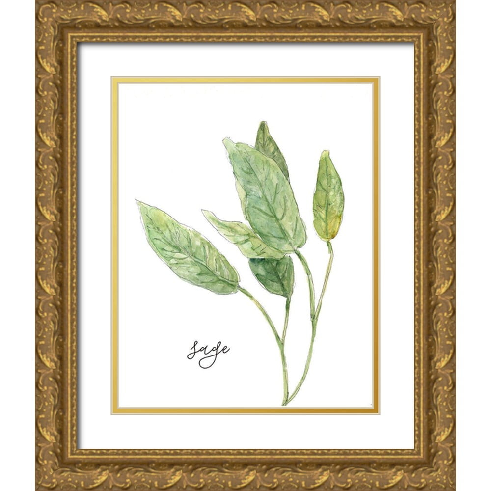 Robinson, Carol 12x14 Gold Ornate Wood Framed with Double Matting ...
