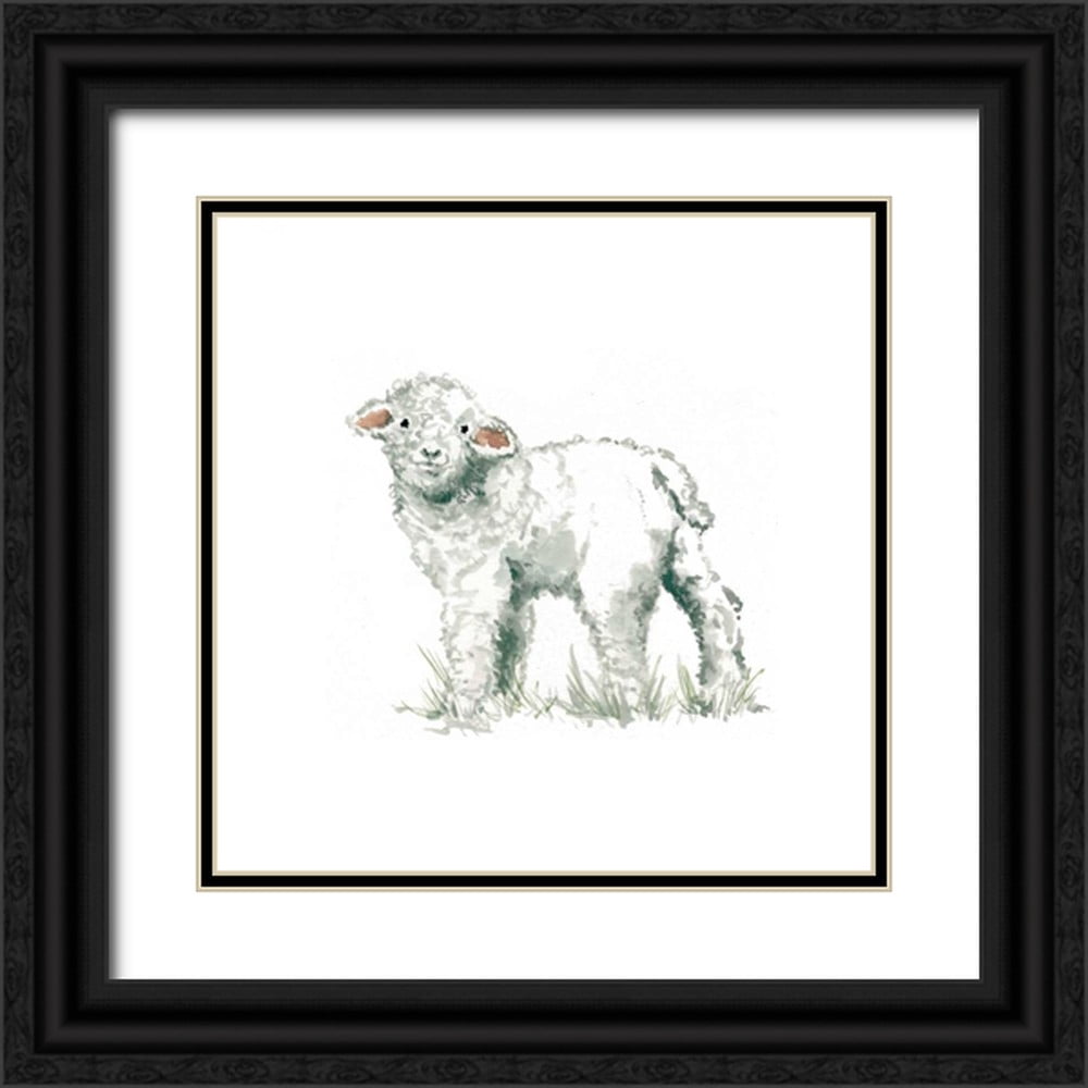 Robinson, Carol 15x15 Black Ornate Wood Framed with Double Matting ...