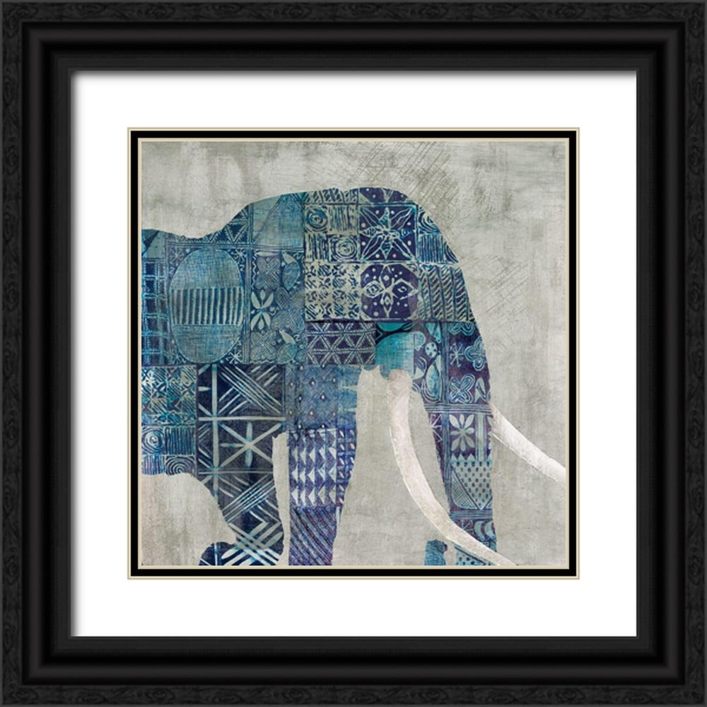 Robinson, Carol 15x15 Black Ornate Wood Framed with Double Matting ...