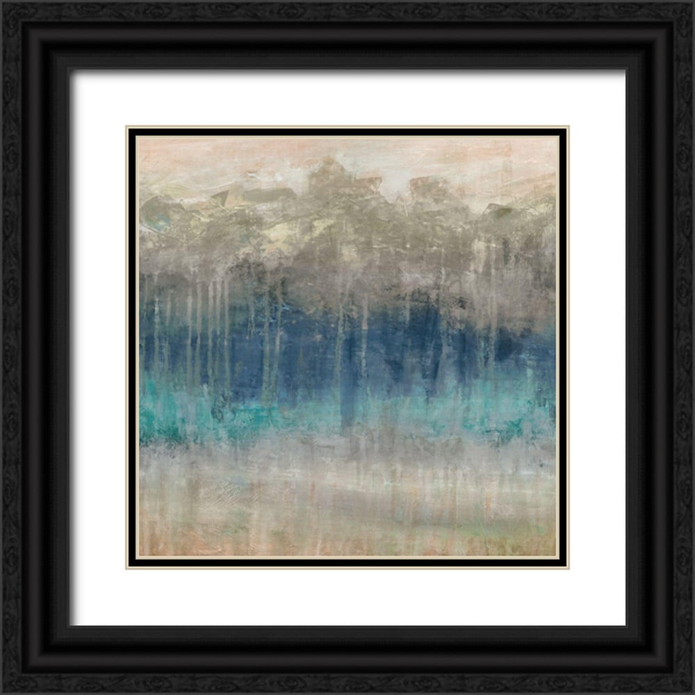 Robinson, Carol 15x15 Black Ornate Wood Framed with Double Matting ...