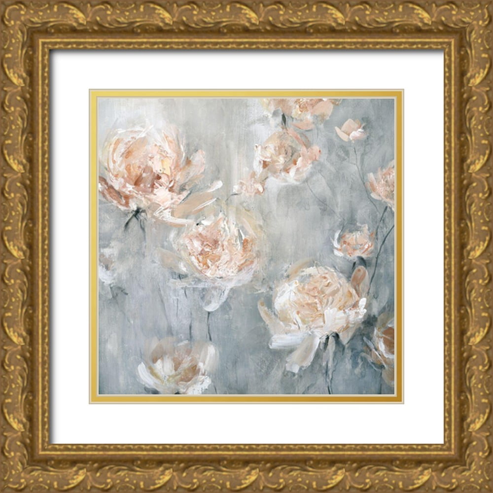 Robinson, Carol 15x15 Gold Ornate Wood Framed with Double Matting Museum Art Print Titled - Rose ...