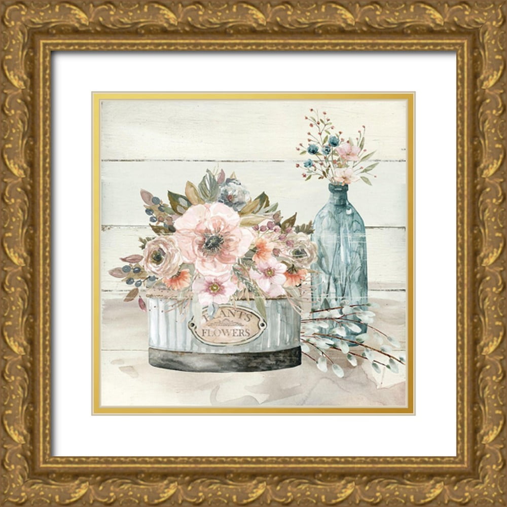 Robinson, Carol 15x15 Gold Ornate Wood Framed with Double Matting Museum Art Print Titled ...