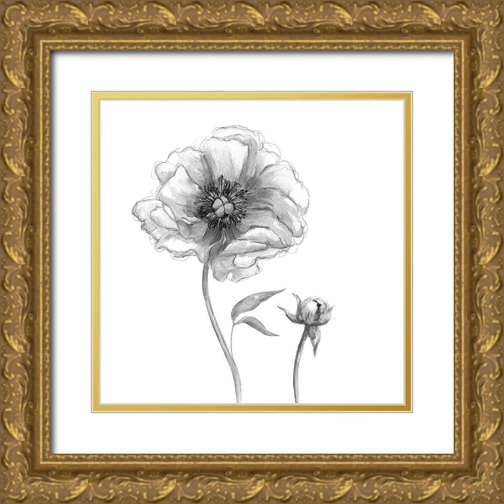 Robinson, Carol 15x15 Gold Ornate Wood Framed with Double Matting ...