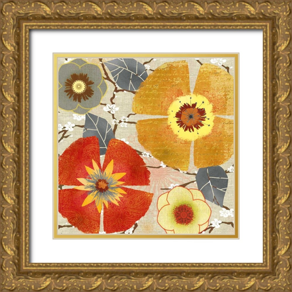 Robinson, Carol 15x15 Gold Ornate Wood Framed with Double Matting Museum Art Print Titled ...