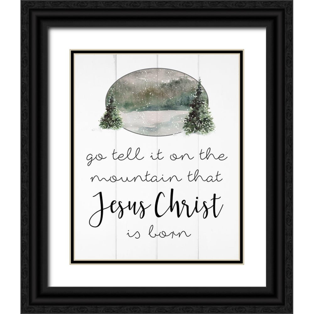 Robinson, Carol 15x18 Black Ornate Wood Framed with Double Matting ...