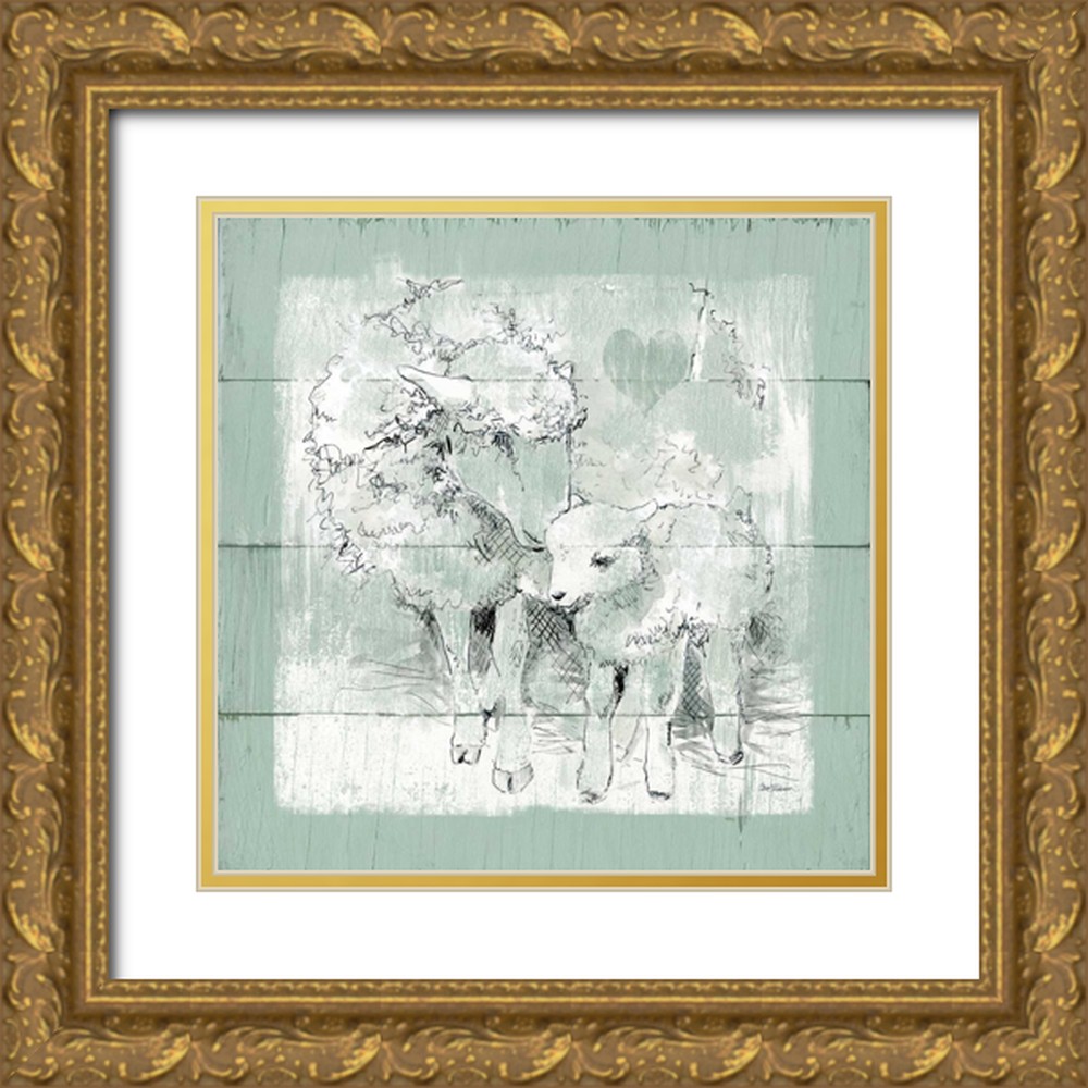 Robinson, Carol 20x20 Gold Ornate Wood Framed with Double Matting ...