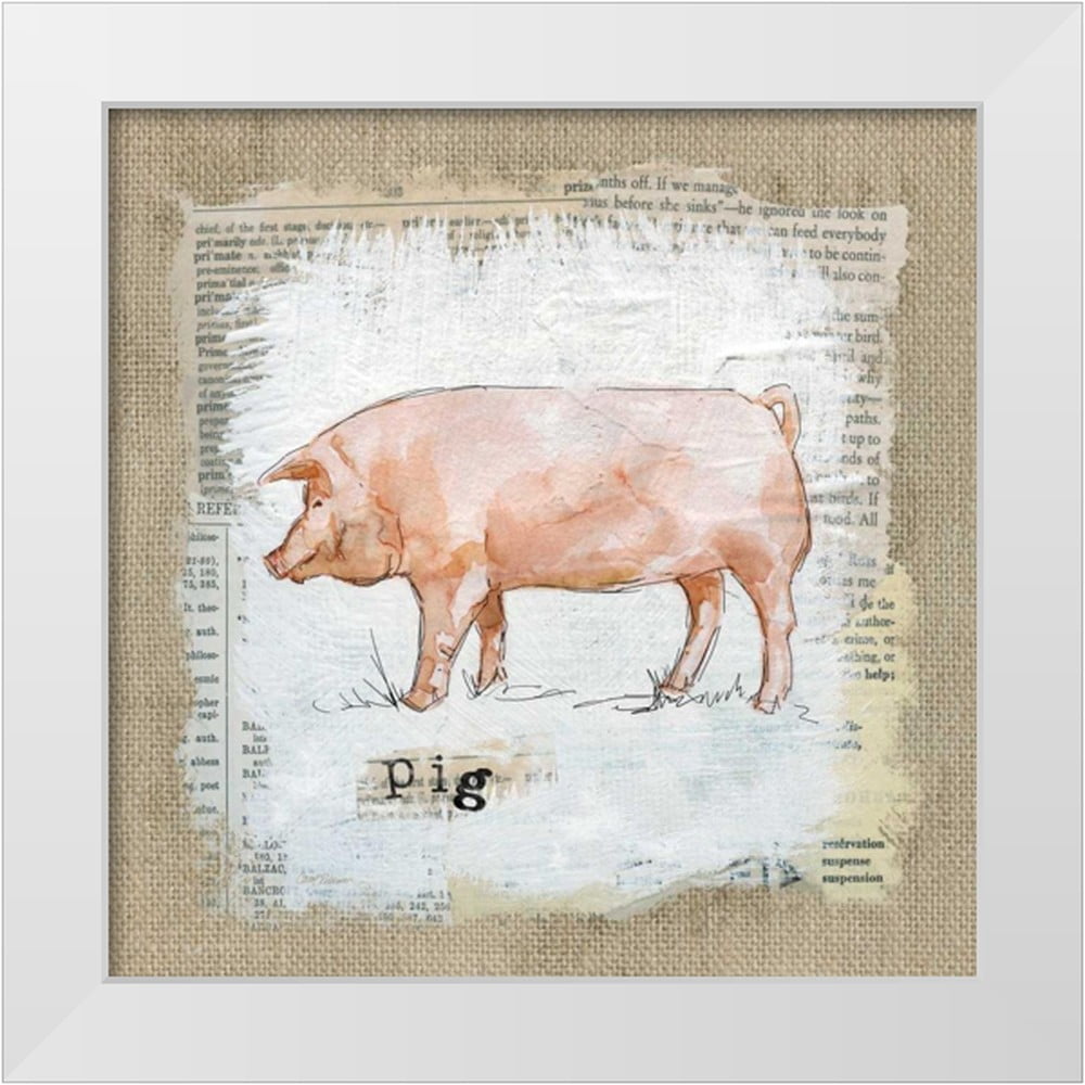 Robinson, Carol 26x26 White Modern Wood Framed Museum Art Print Titled ...