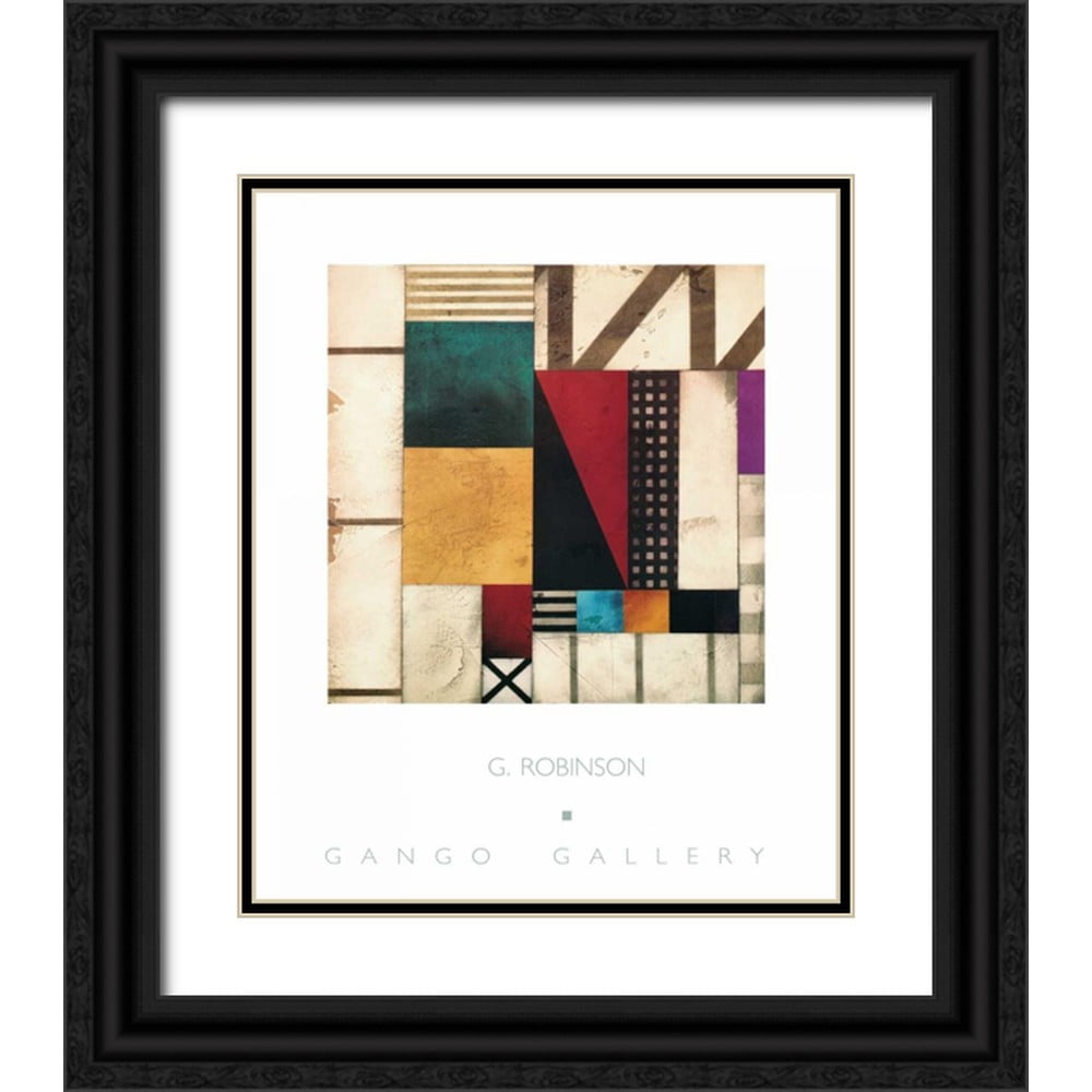 Robinson, Gregg 12x14 Black Ornate Wood Framed with Double Matting ...