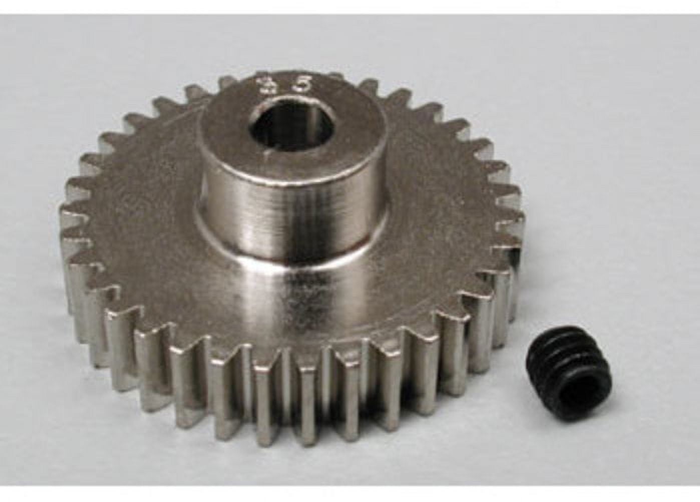 Robinson Racing 1035 Hard Nickel Plated 48p Pinion 35 Teeth - Walmart.com