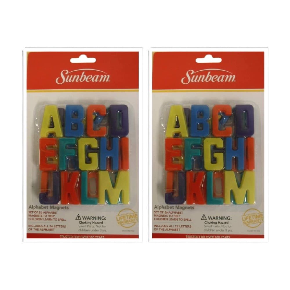 Robinson Sunbeam Alphabet Magnets 26 Letters, 2 Pack - Walmart.com