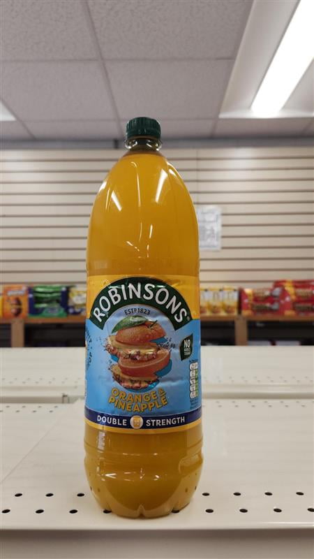 Robinsons Double Strength Orange & Pineapple Squash 1.75L, Imported ...