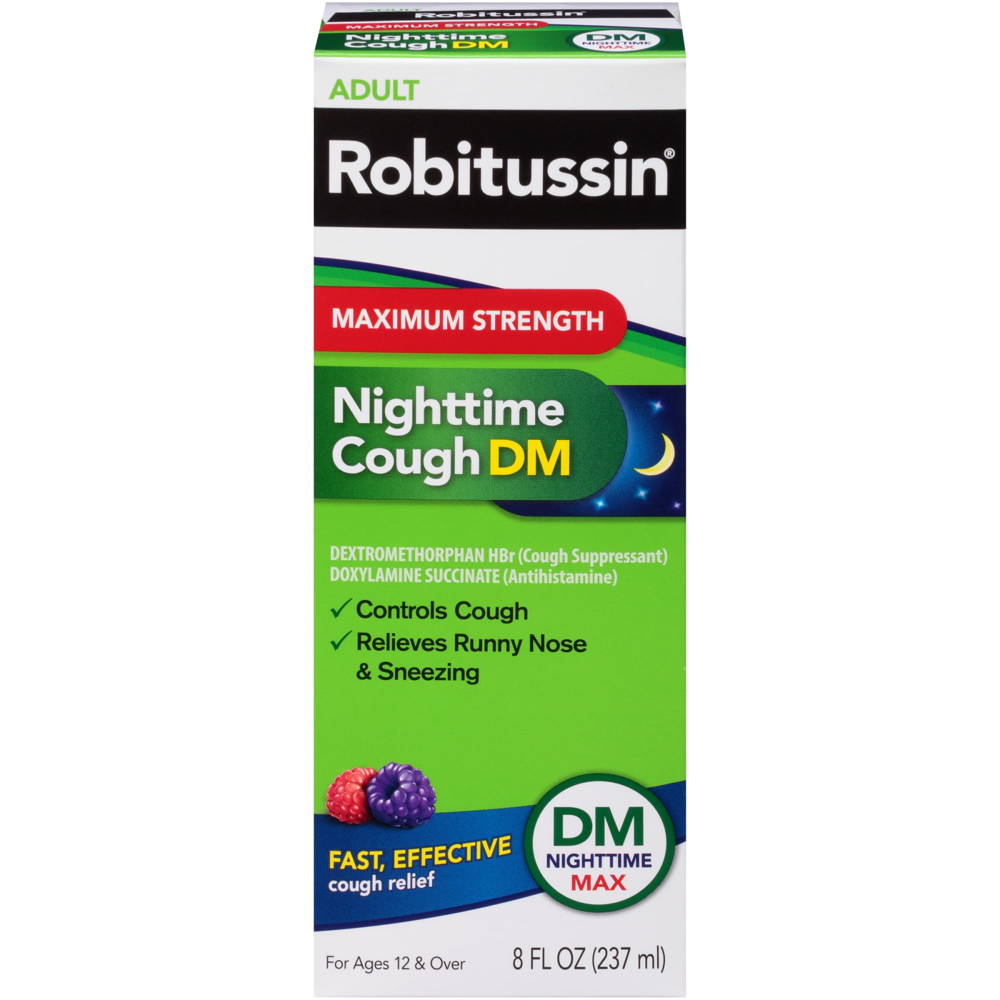 Robitussin Max Strength Cough Congestion DM and Cold Medicine for ...
