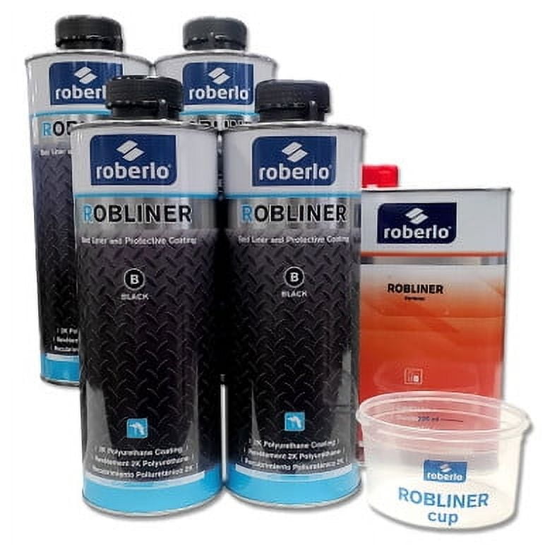 Robliner Bed Liner and Protective Coating, Black - Walmart.com