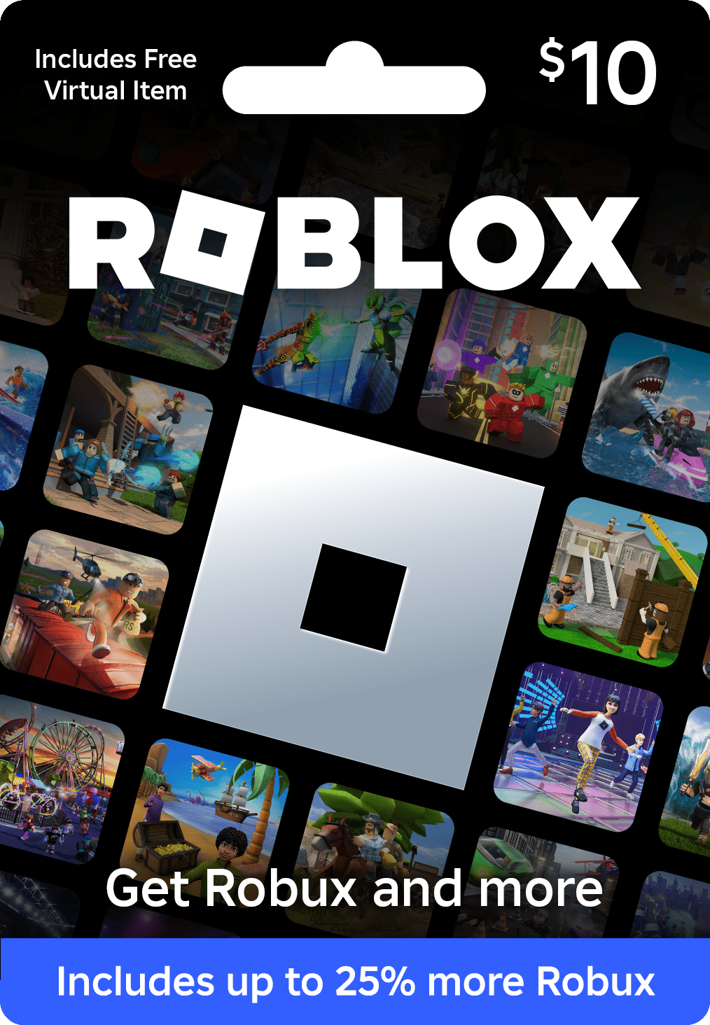 Roblox $10 Gift Card [Physical] + Exclusive Virtual Item - Walmart.com