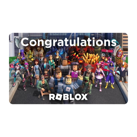 Roblox $10 eGift Card - Congratulations [Digital] - Walmart.com