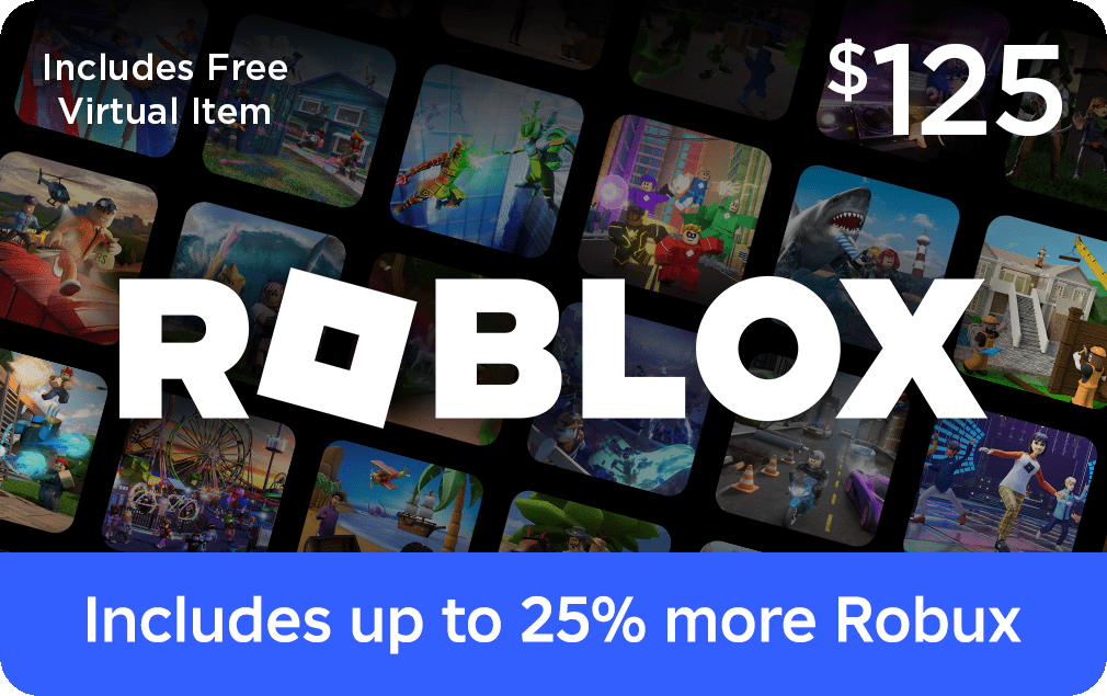 Roblox $125 eGift Card [Digital] + Exclusive Virtual Item - Walmart.com