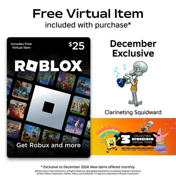 Roblox Robux Gift Card