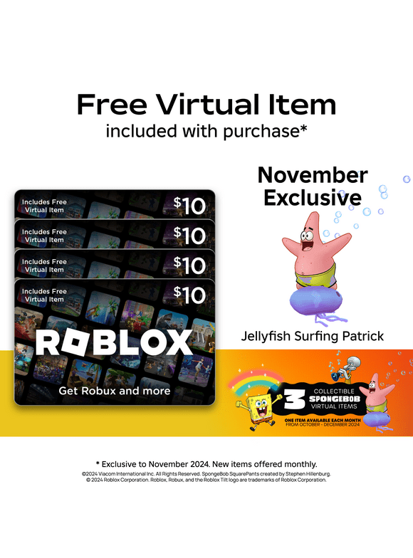 Roblox Roblox Gift Cards in Roblox - Walmart.com