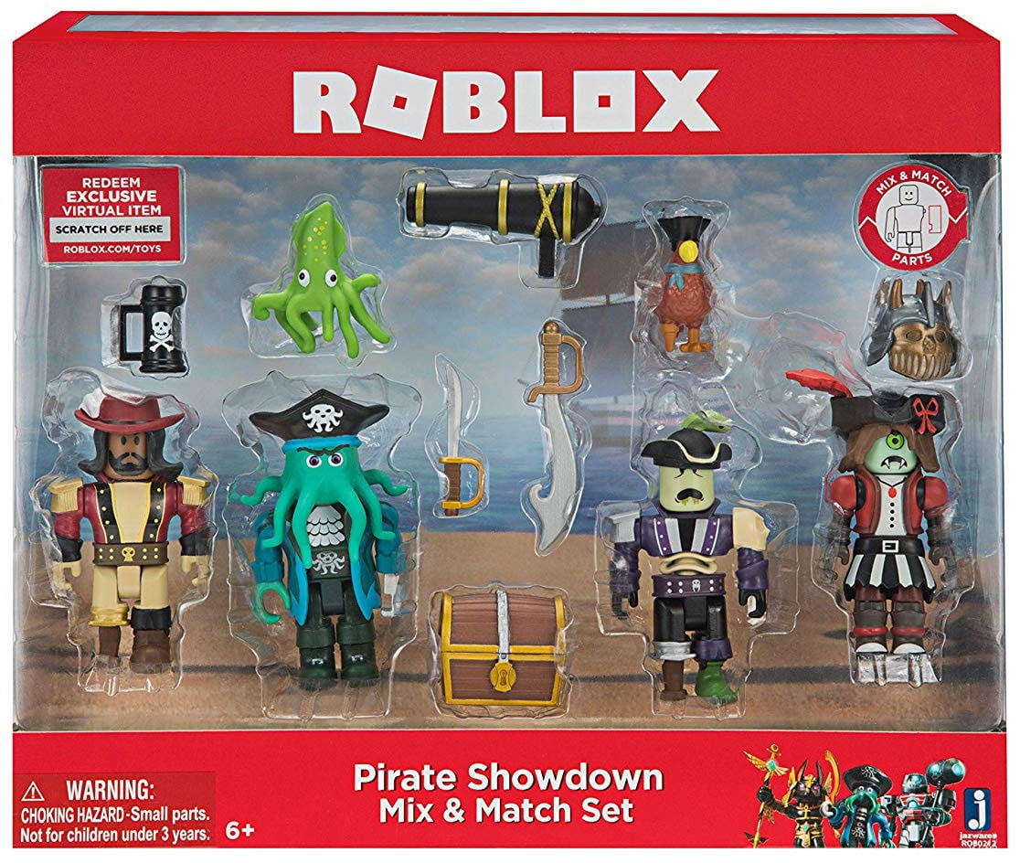Roblox Action Collection - Pirate Showdown Four Figure Pack [Includes ...