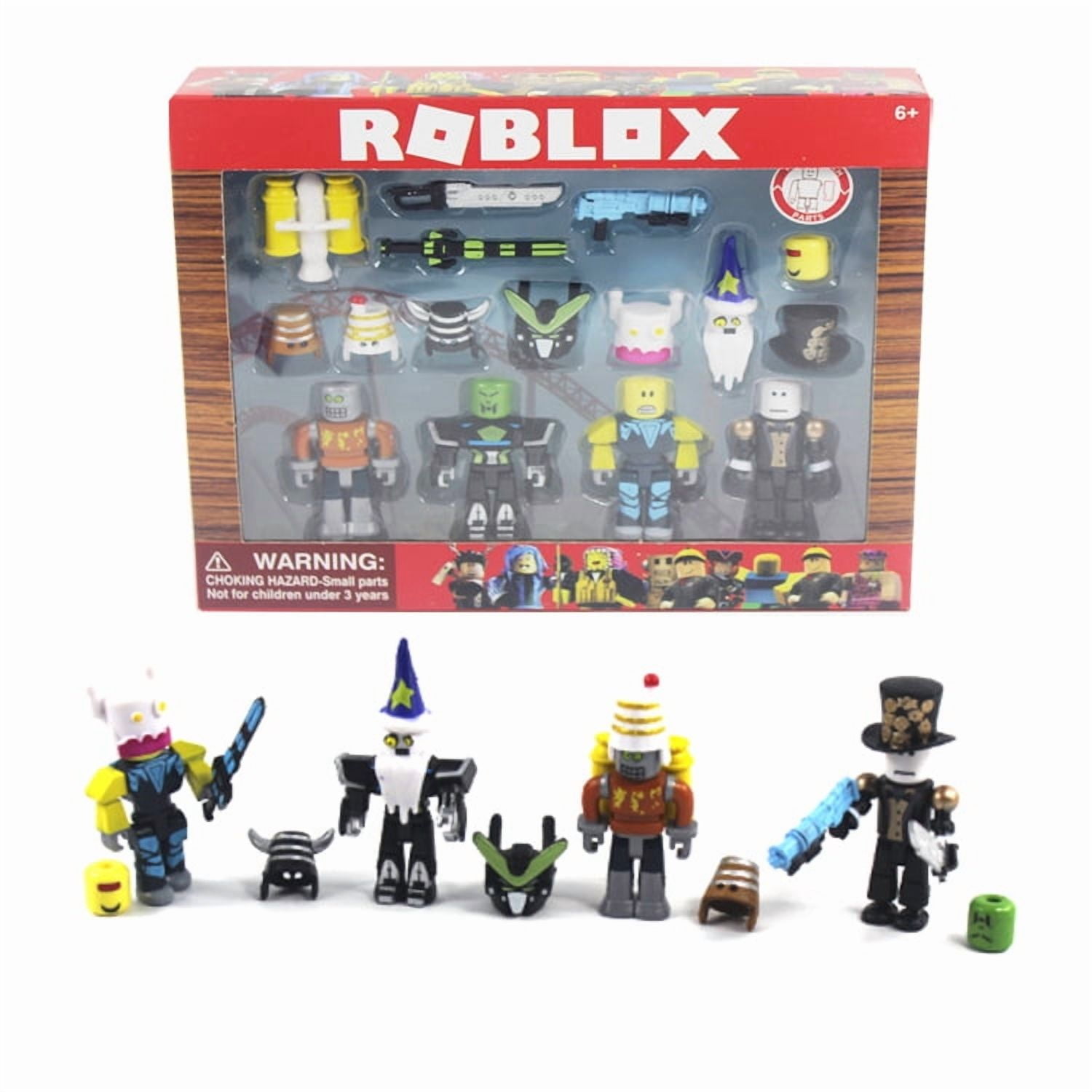 Roblox Action Figure Set,15th Anniversary Champions Gold 6-Pack Figures ...