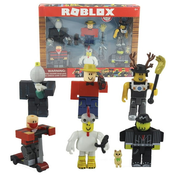 Roblox Action Figure Set,15th Anniversary Champions Gold 6-Pack Figures ...
