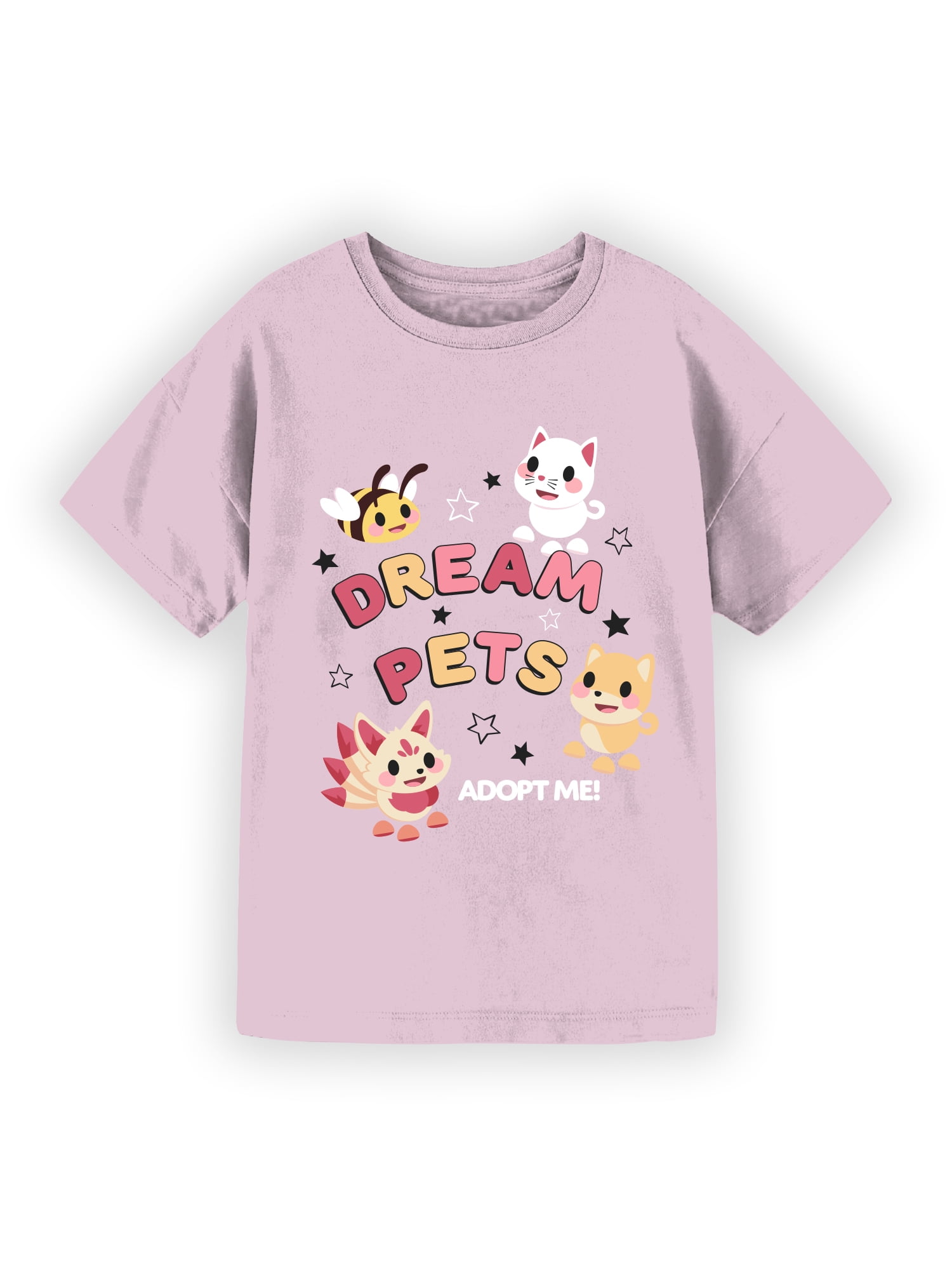 Roblox Adopt Me! Girls Short Sleeve Graphic T-Shirt, Sizes 4-16 ...