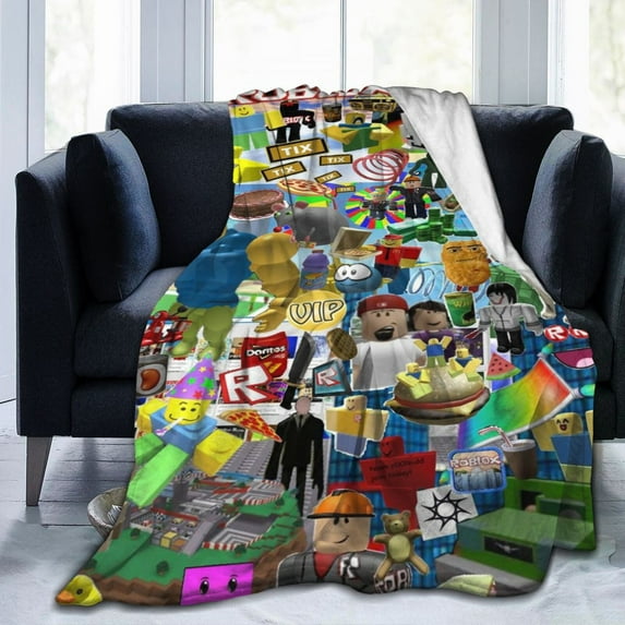 Roblox Anime Theme Plush Blanket - Available in Multiple Sizes - Made ...