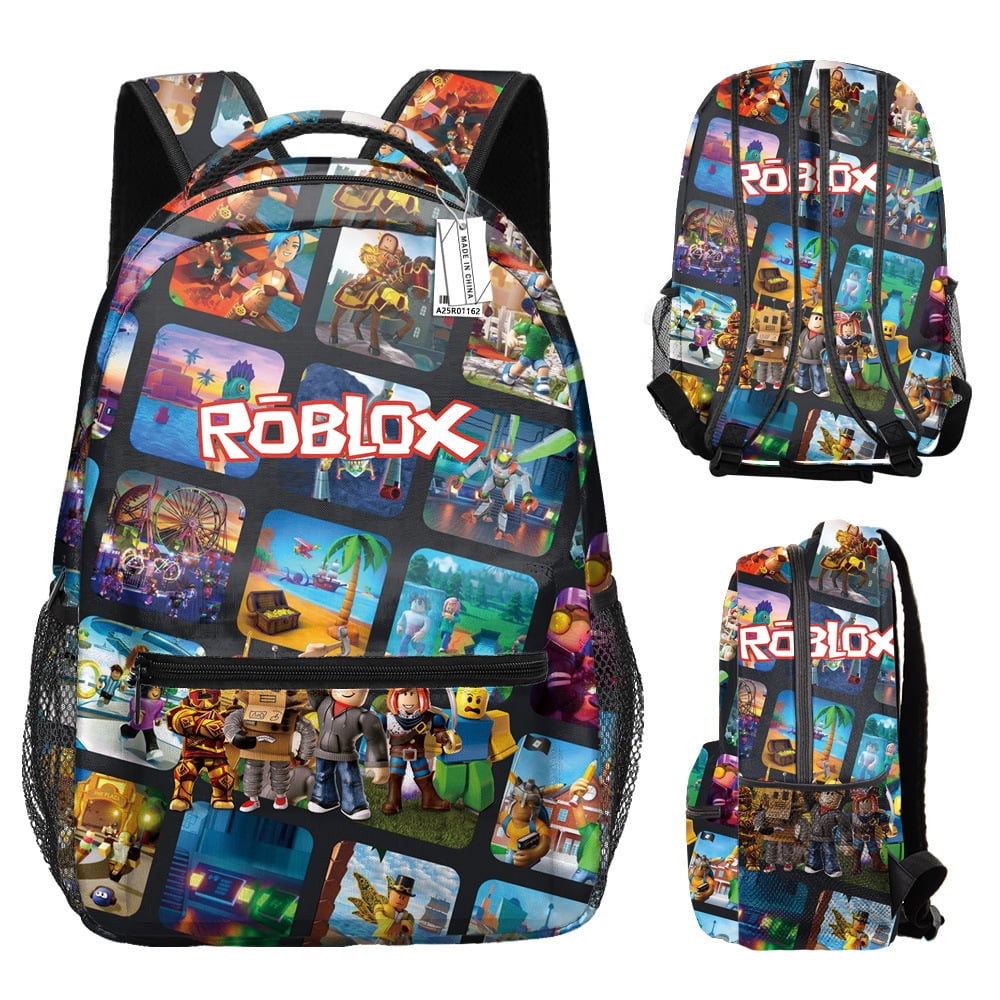 Roblox Backpack 3pc set Cute back pack Laptop Bag Large Capacity ...