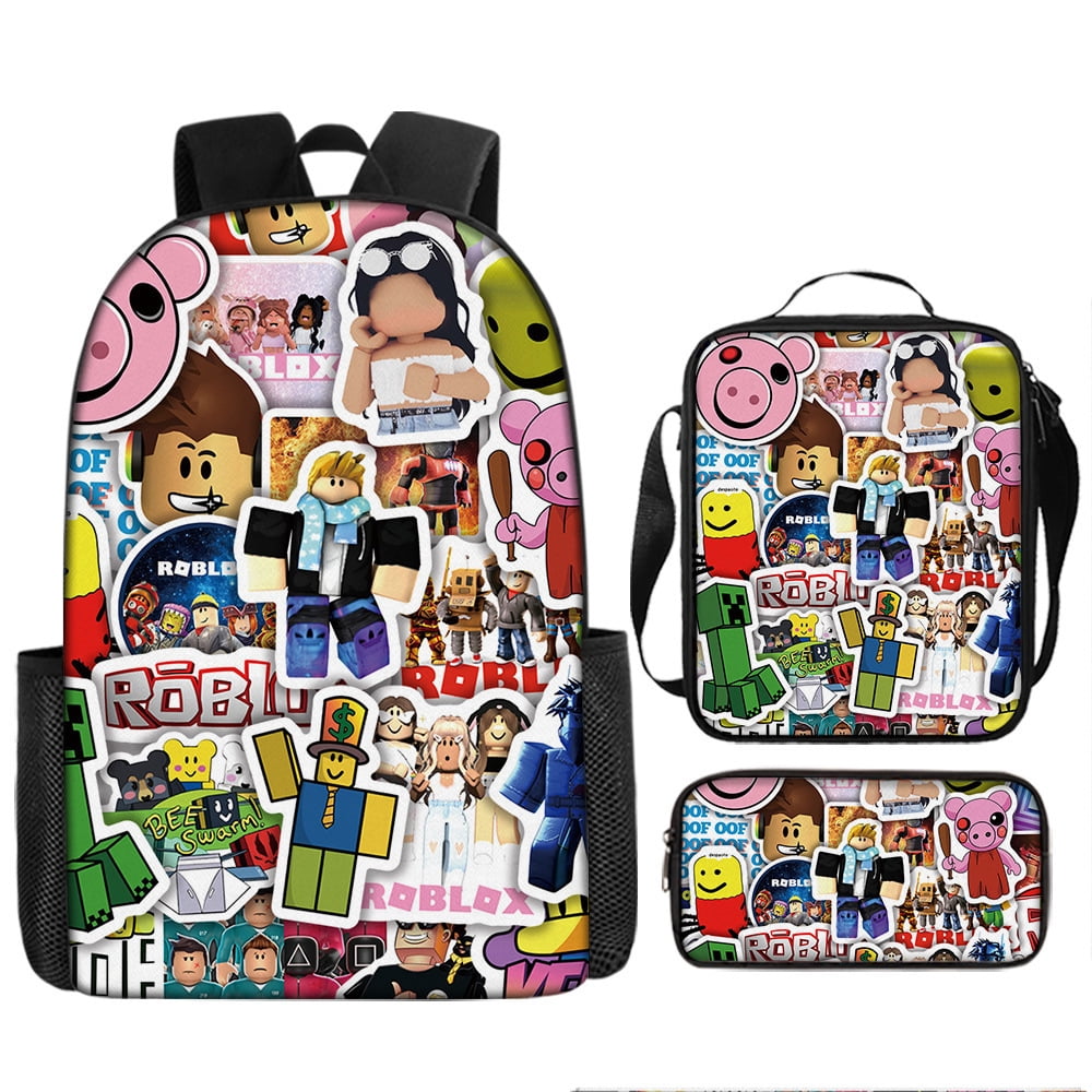 Roblox Backpack Cute back pack Laptop Bag Large Capacity Lightweight ...