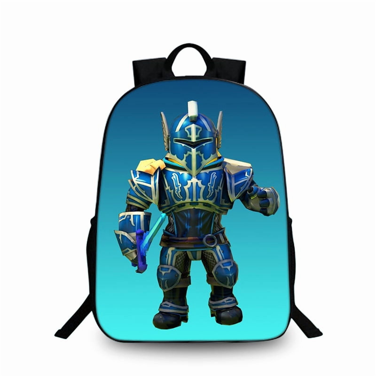 Roblox Backpack| Gamer Black Rucksack | Green Creeper Zombie Skeleton ...