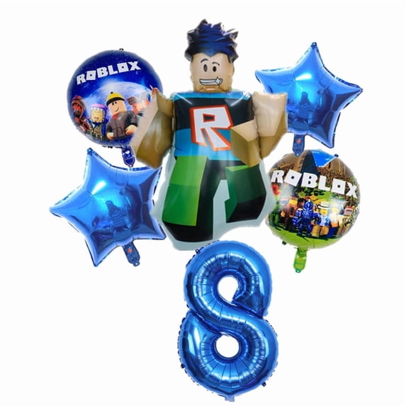 Roblox Birthday Party Balloons Foil, 6 PCS - Walmart.com