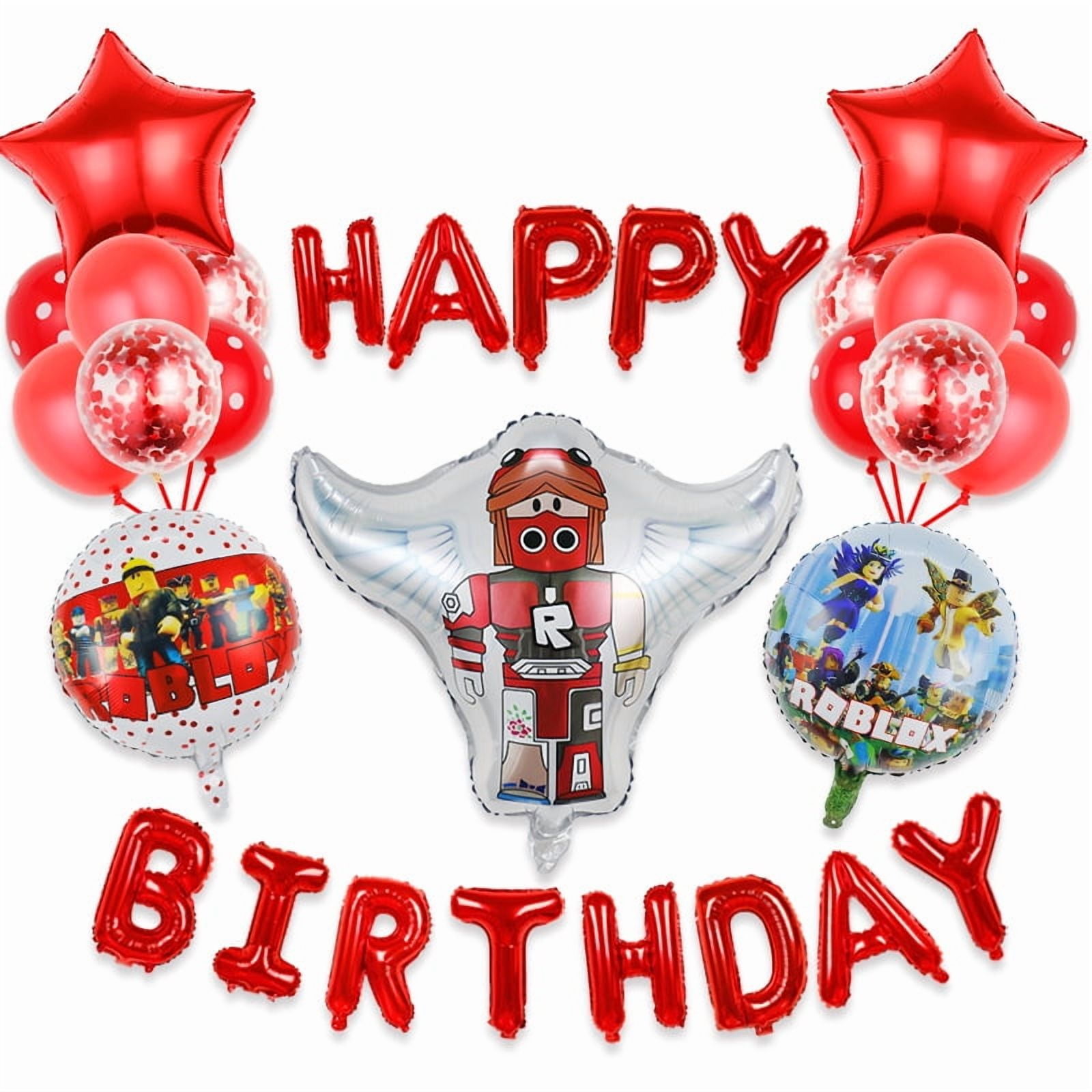 Roblox Birthday Party Balloons Foil，Roblox Balloons - Walmart.com