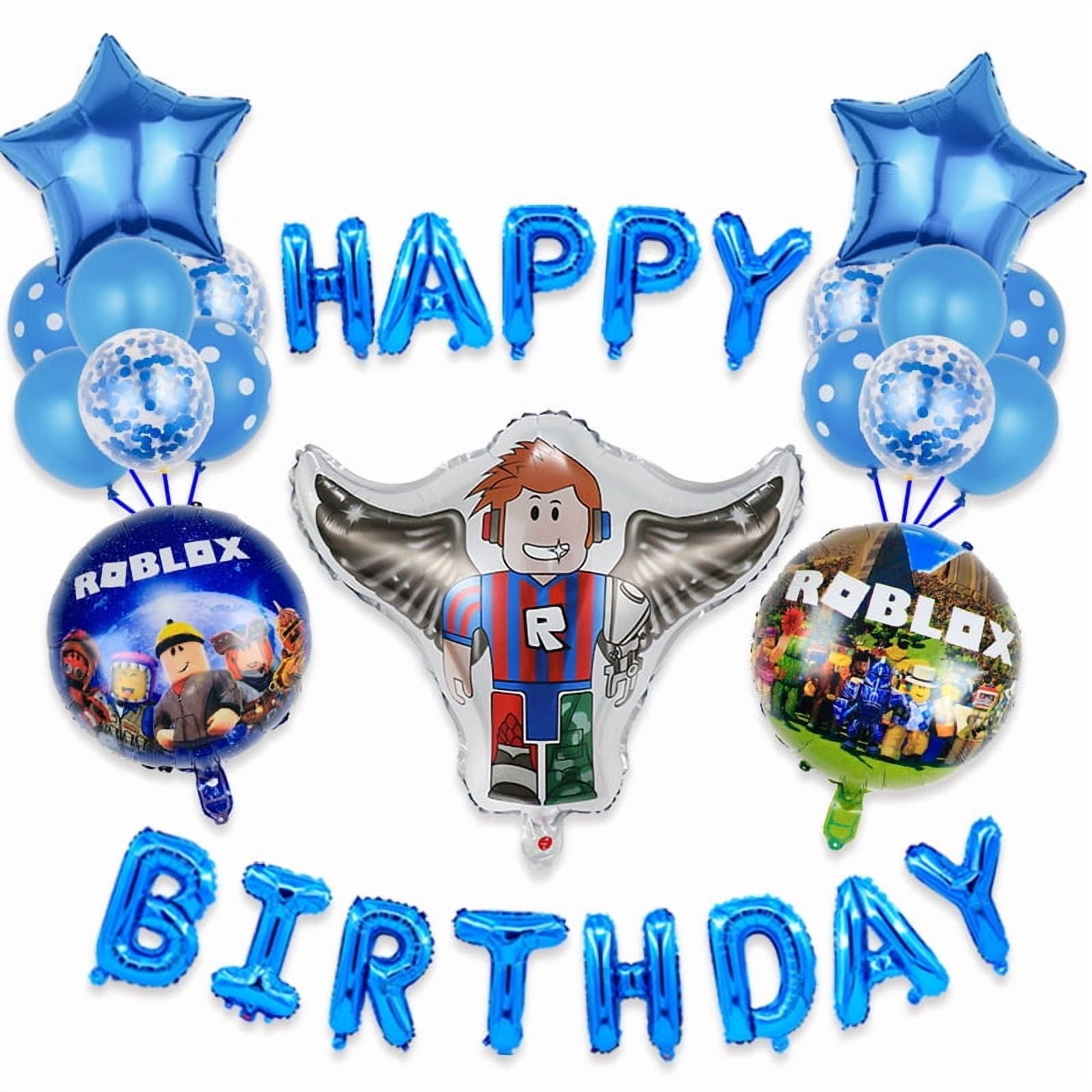 Roblox Birthday Party Balloons Foil，Roblox Balloons - Walmart.com