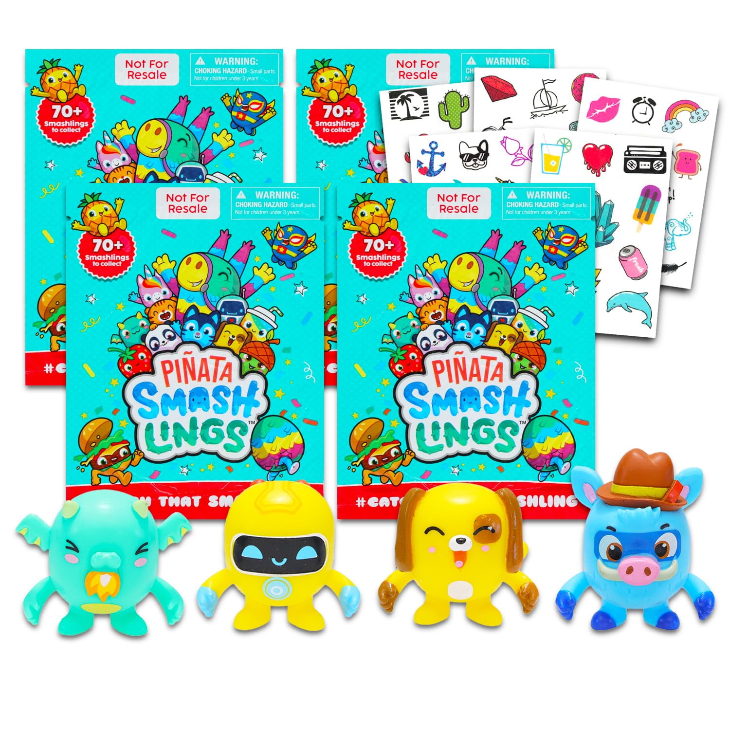 Roblox Blind Bag Party AIF4 Favor 4 Pack - Bundle with 4 Roblox Pinata ...