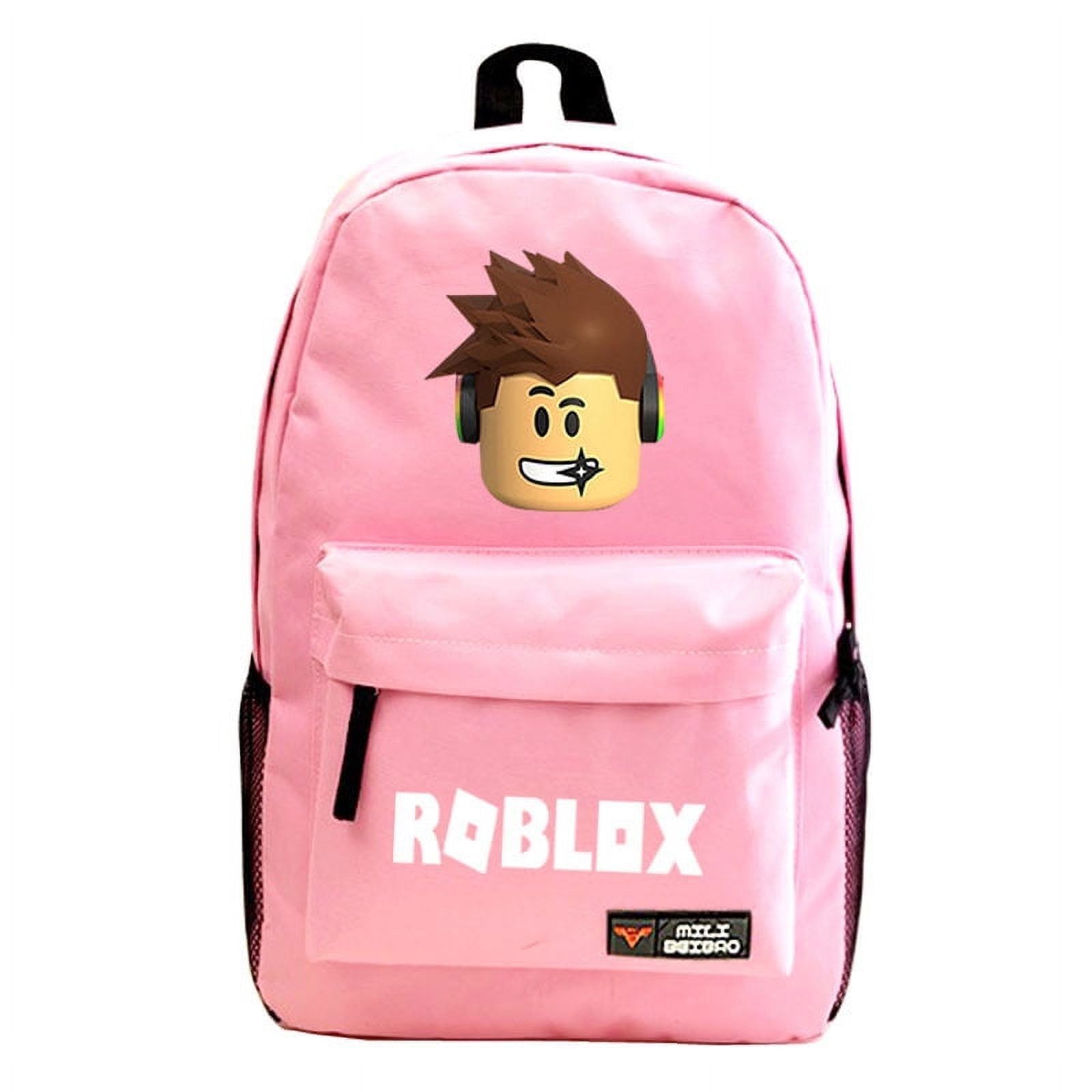 Roblox Blue Starry Kids Backpack School Bags for Boys with Anime ...