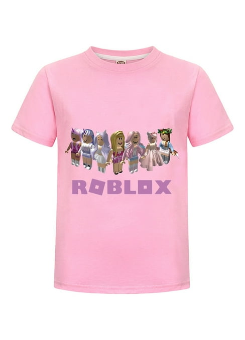Boys Girls Roblox Dandy's World Cartoon Graphics Casual T-Shirts Summer ...