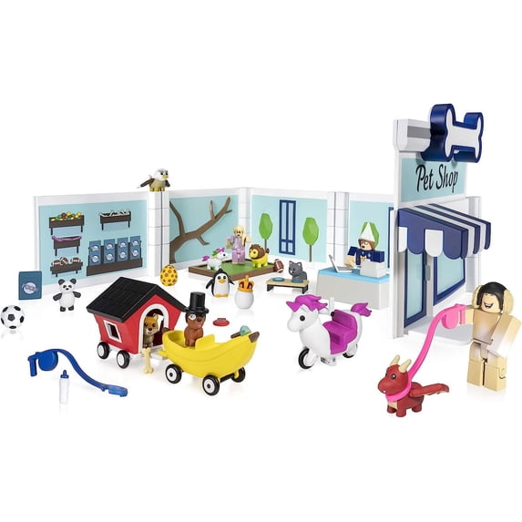 Jazwares Roblox Adopt Me Pet Store Deluxe Playset, Figures, Accessories ...