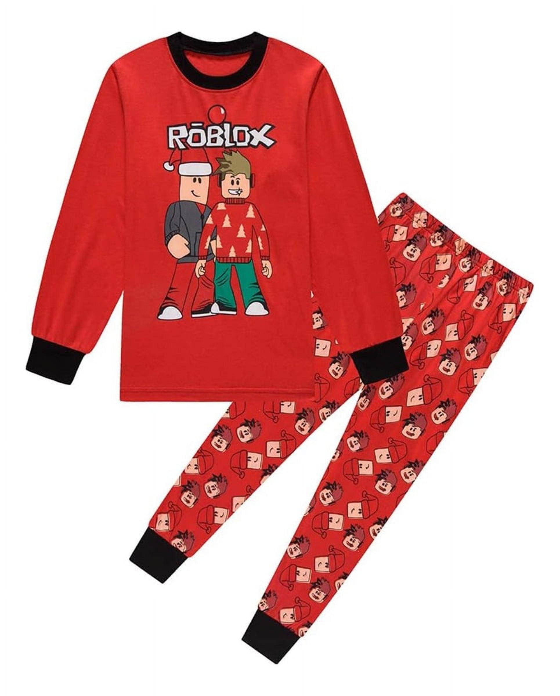 Roblox Christmas Boys & Girls Pajamas – Festive Holiday Kids Sleepwear ...