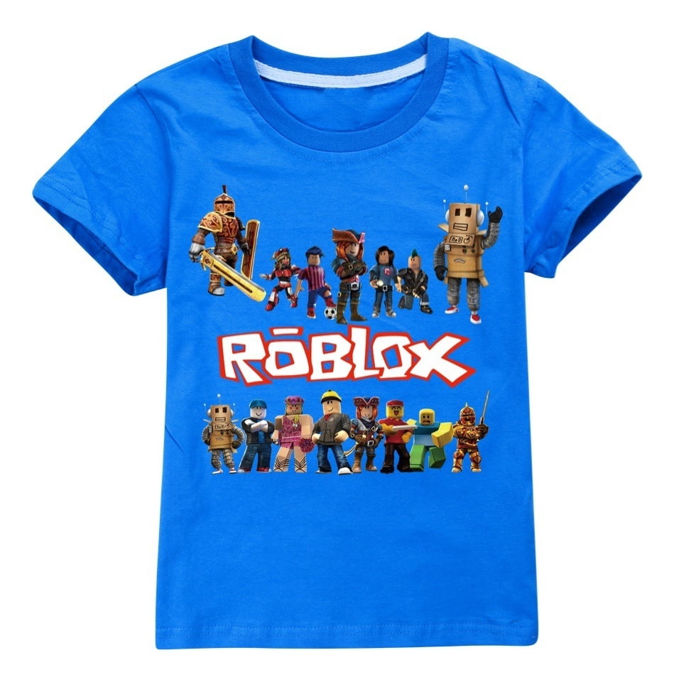 Roblox Classic Game Characters Kids T-Shirt Boys Girls Iconic Team ...